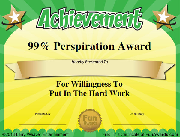 Humorous awards jpg 600 457 Pixels Funny Award Certificates Pinterest Award Certificates 